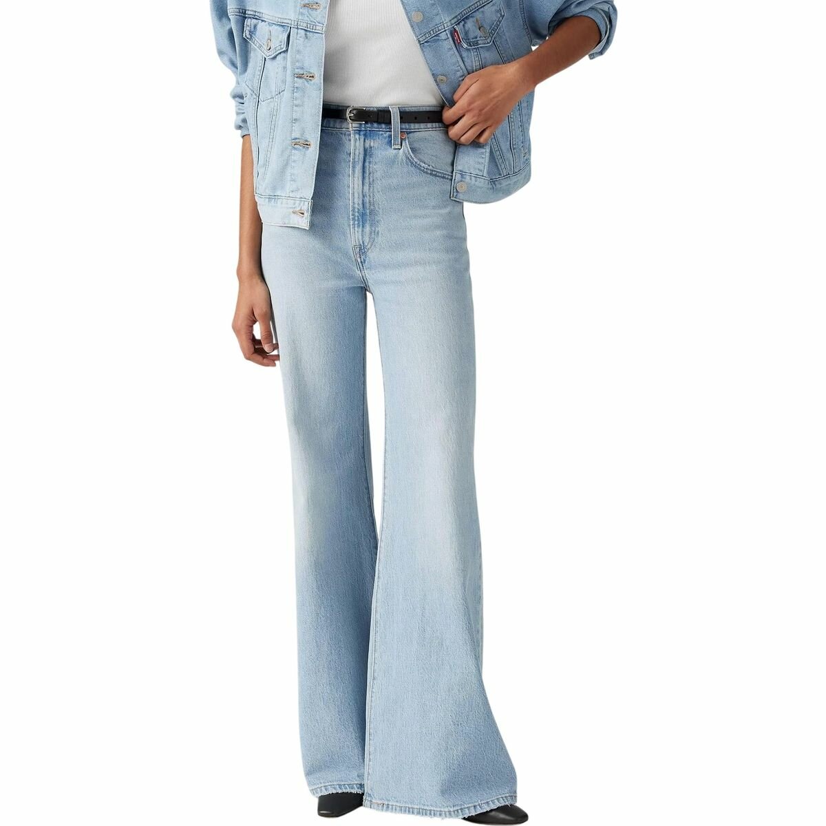 Джинсы клеш RIBCAGE BELLS 