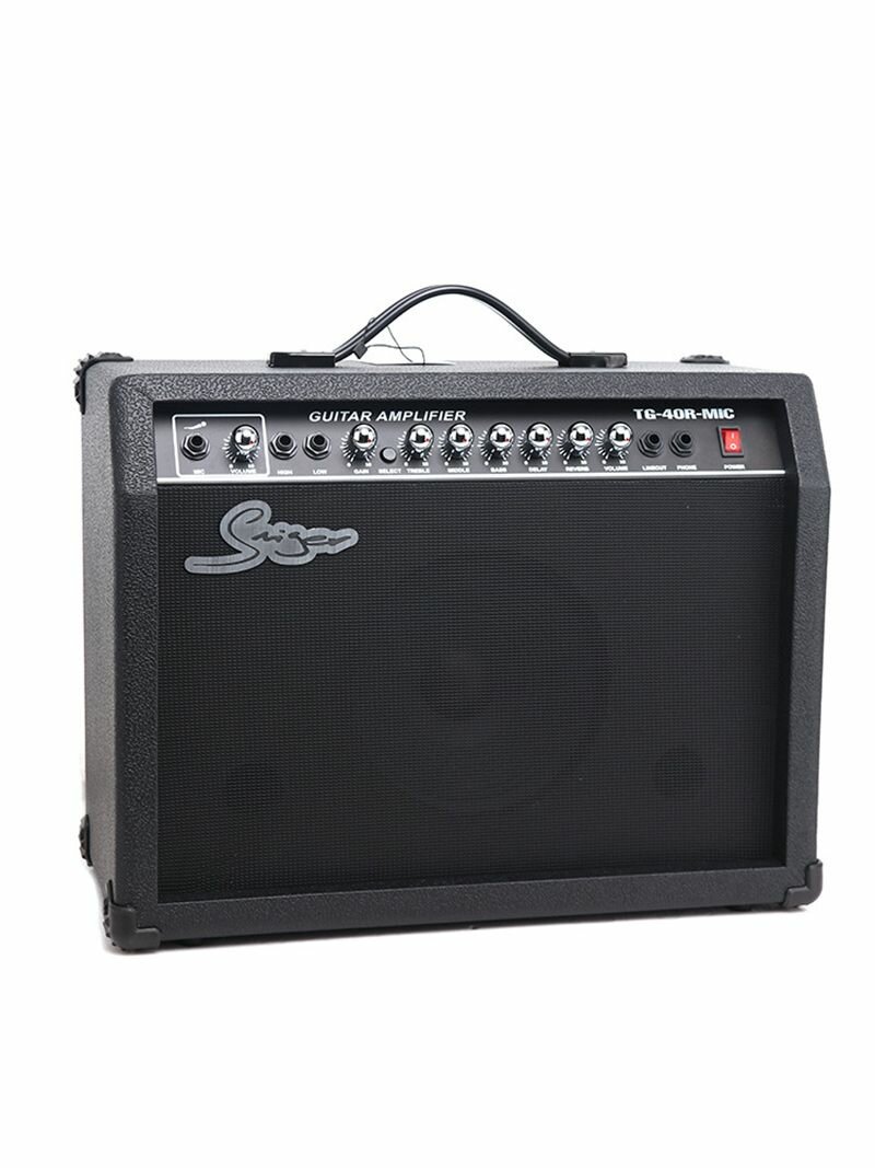 Комбоусилитель Для Электрогитары, с драйвом и реверберацией, мощность 40Вт