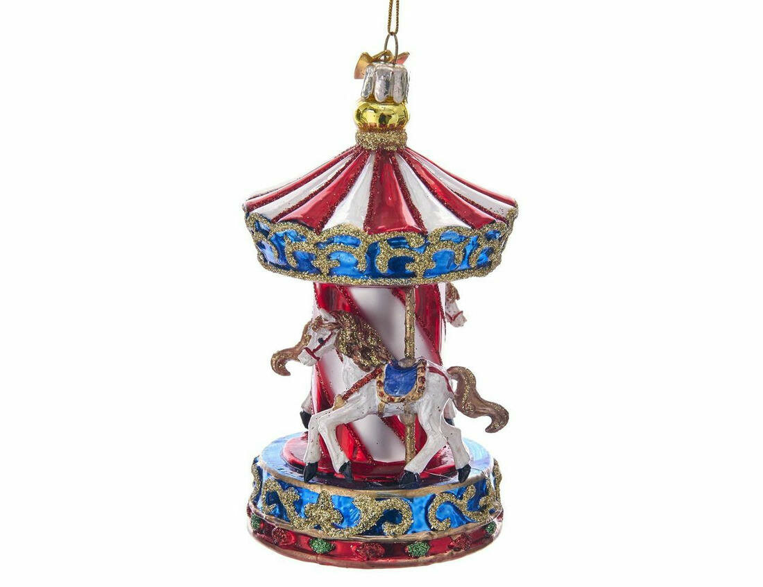 Ёлочная игрушка, стекло, 12 см, Kurts Adler