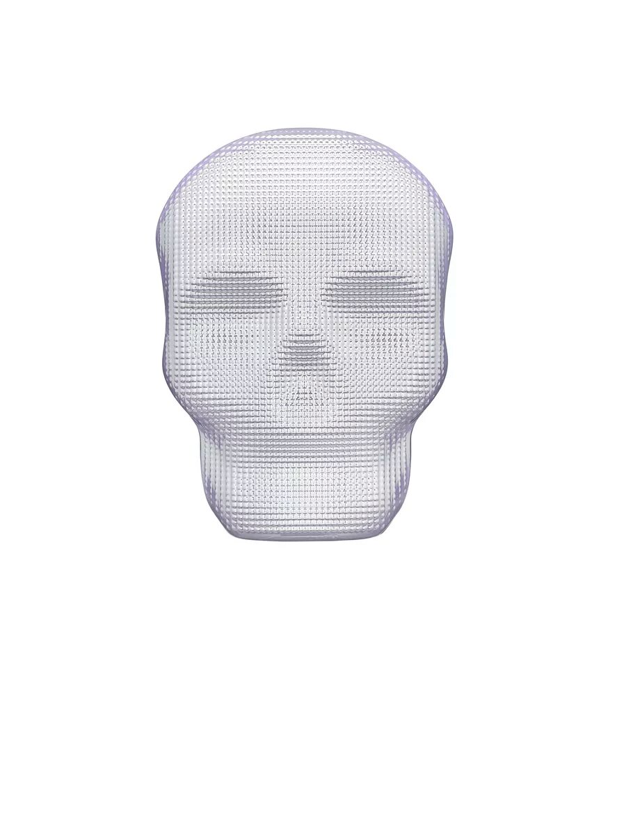 Детанглер расческа череп массажная для волос ROGUE - White Chrome