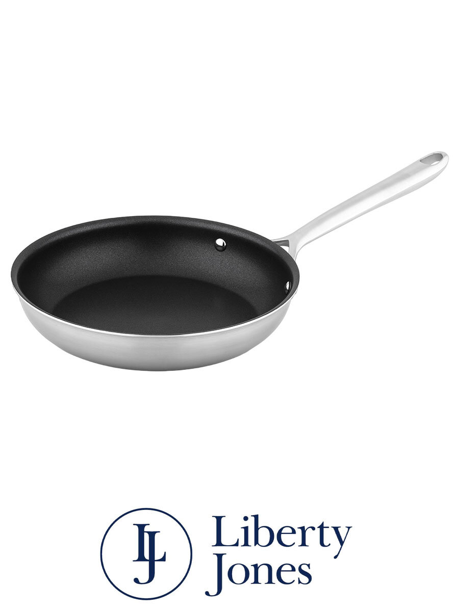 Сковорода без крышки Liberty Jones 3Ply Etalon 24см, для индукционных плит