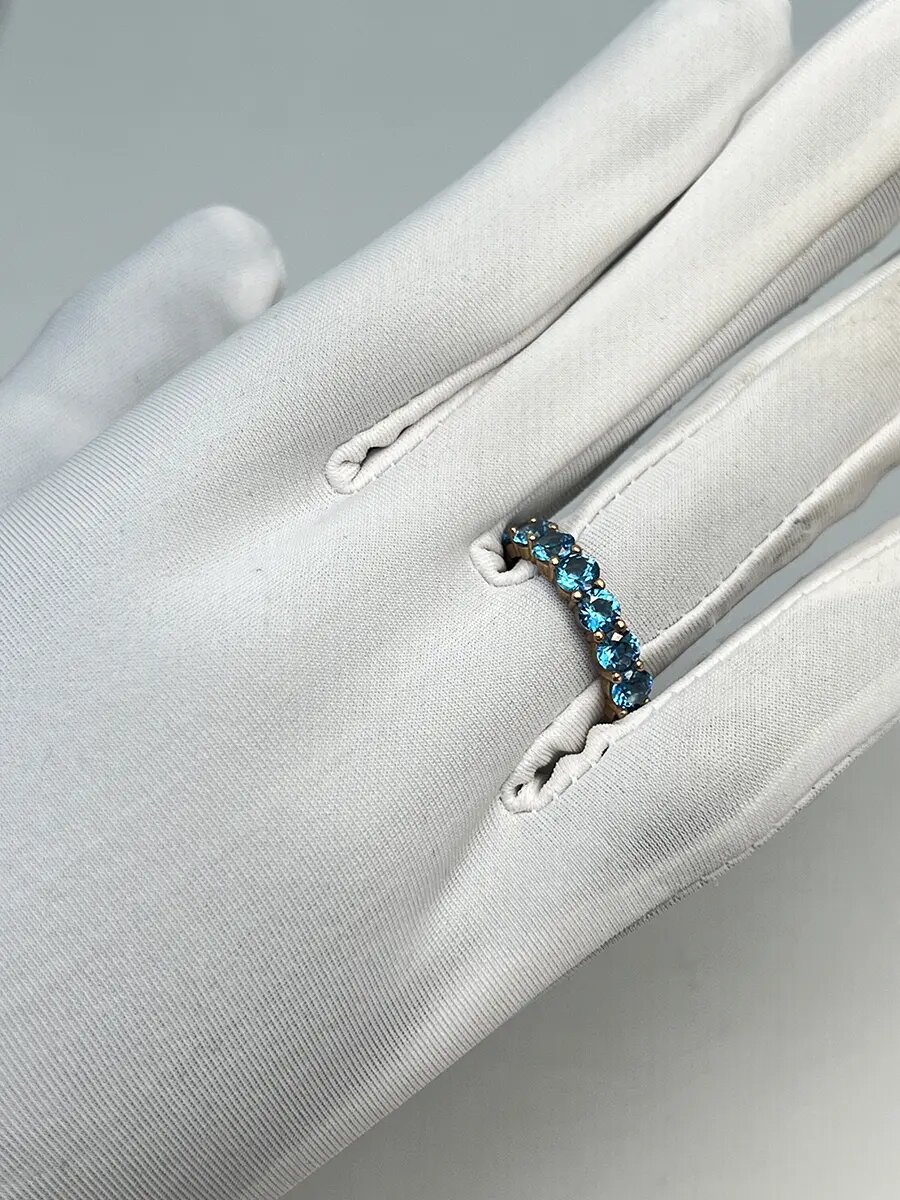 Кольцо Кристалл Мечты, топаз синтетический