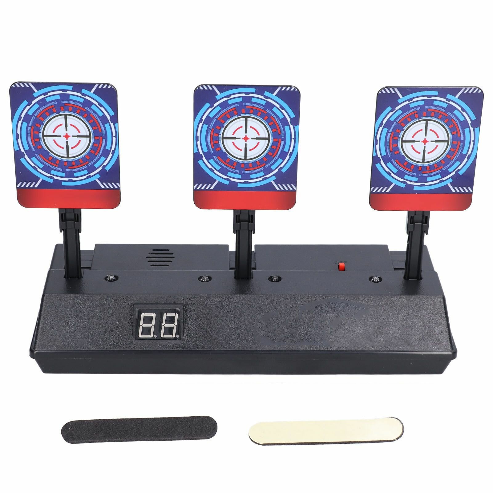 Электрическая мишень для подсчета очков, автоматический сброс, вспышка, звук, светодиод, привлекающая внимание детей, электрическая игрушка-мишень