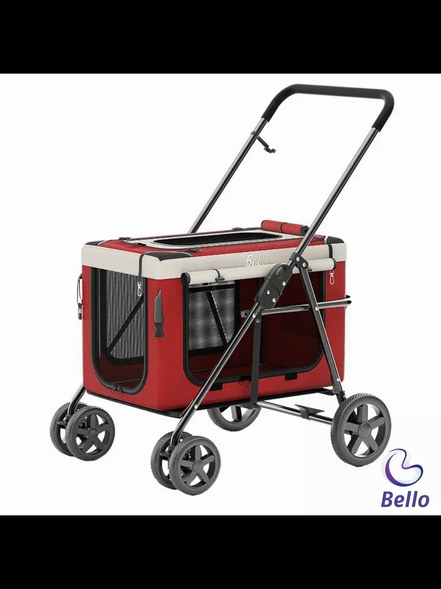 Коляска для выгула собак Bello. Нагрузка до 15 кг