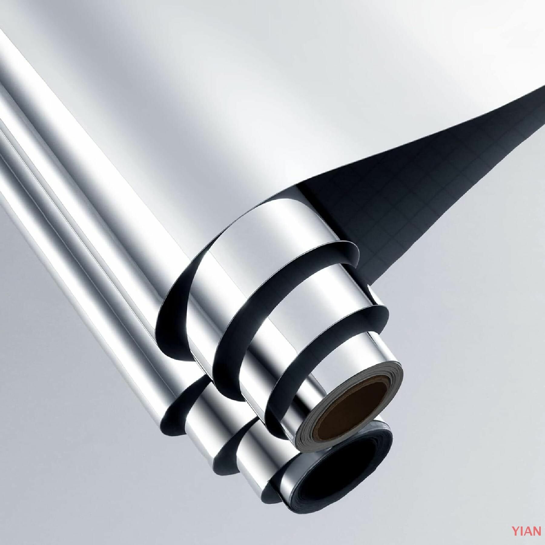 Самоклеящиеся акриловые зеркальные наклейки 40 х 122 см для стен, шкафов и ванной комнаты безопасная альтернатива стеклянному зеркалу