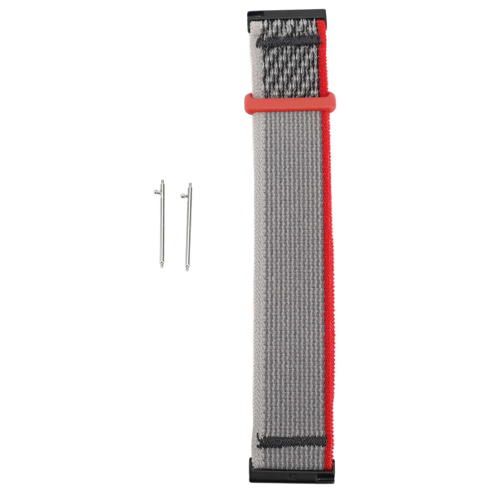 Нейлоновый ремешок для часов, эластичный, 24 мм, сменный, регулируемый, для часов HR Baro, D5i, красный, серый