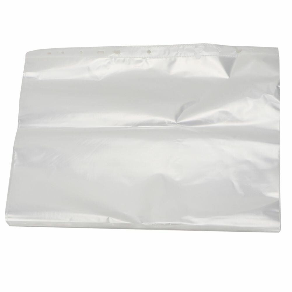 100 прозрачных файлов А4 с 11 отверстиями