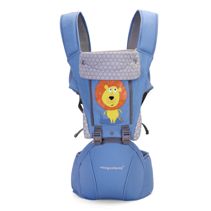 Стульчик-слинг Baby Sling, поясной, светло-голубой