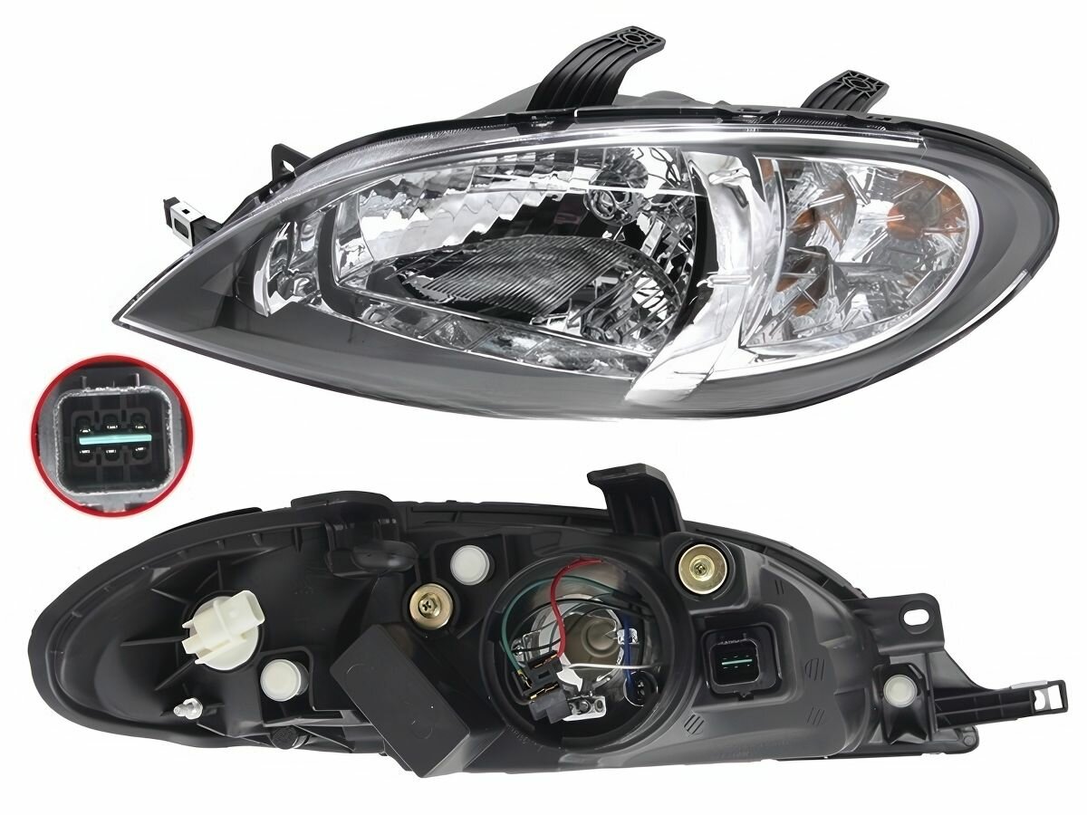 Фара левая, электрокорректор для Шевроле Лачетти арт ST2351103LLD SAT