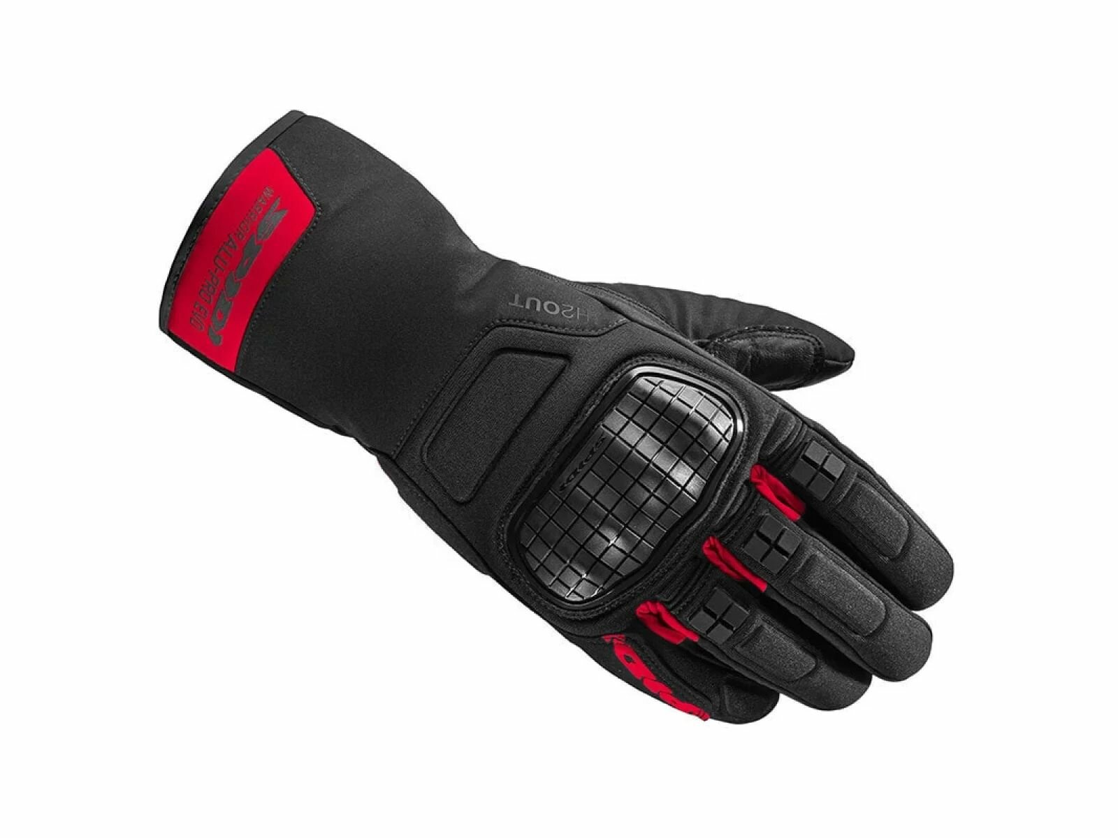 Мотоперчатки SPIDI ALU-PRO EVO Black/Red, 2XL