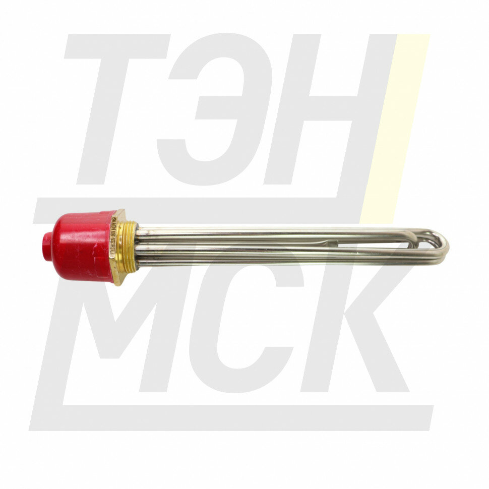 Блок-тэн RDT, 6000Вт(2000x3), итатэн, нерж, G1 1/4", L265мм, 220/380В, 69060