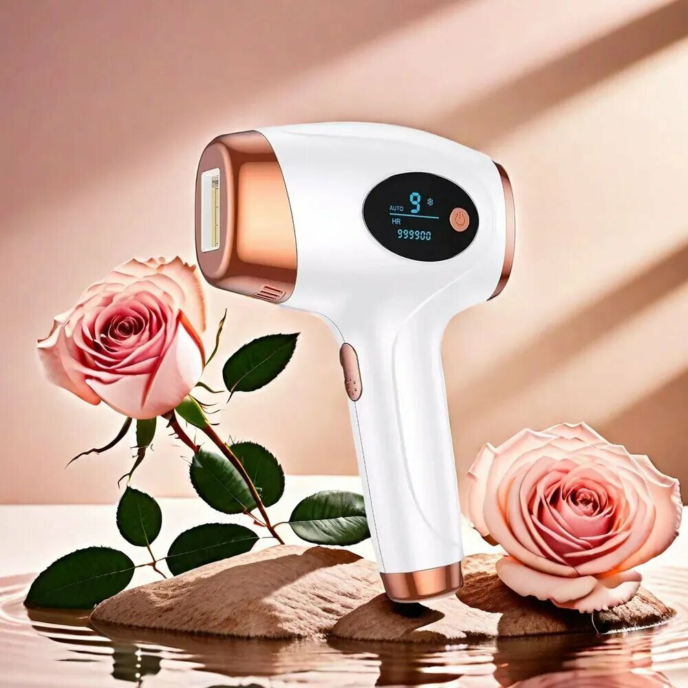 Эпилятор D'Evi Skin Pro, домашний, с функцией омоложения, 01A, белый