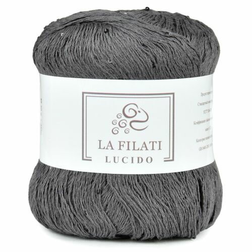 Пряжа La Filati Lucido 80023 серый (50г/445м, упаковка 6 мотков)