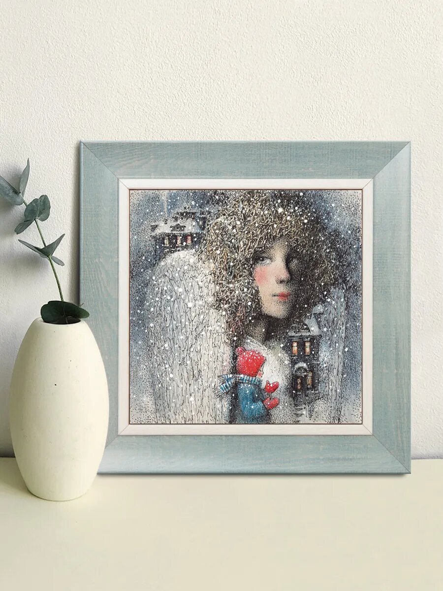 Картина на стену с ангелом.