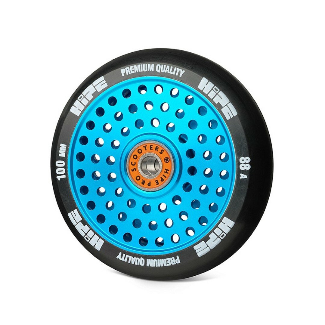 Колесо для трюкового самоката Hipe "H20" Hollow 100мм - Blue
