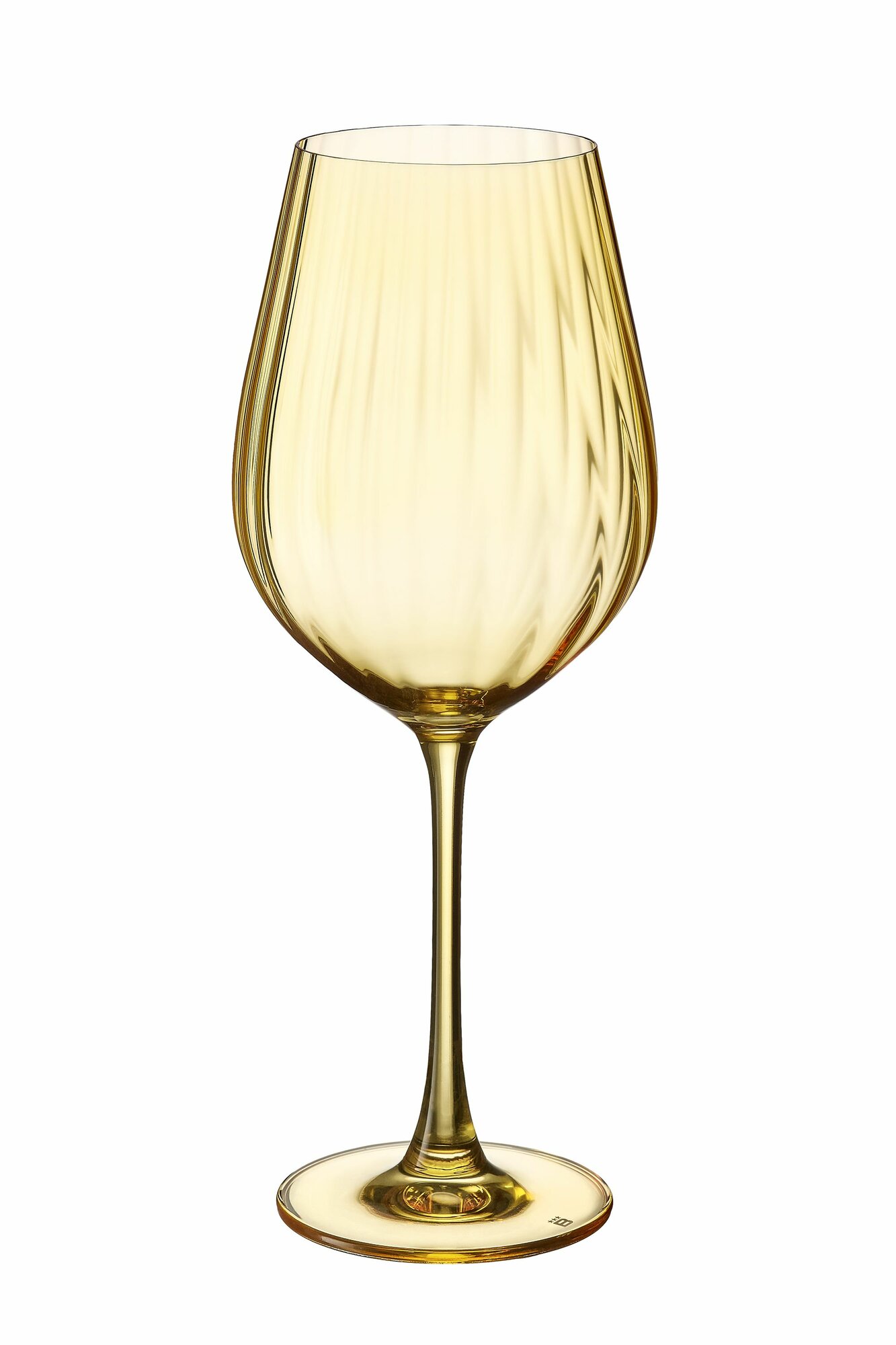 Бокал для красного вина "COLUMBA OPTIC", декор "Оранжевый", 650 мл (набор 2 шт), Crystal Bohemia/ БСС0512