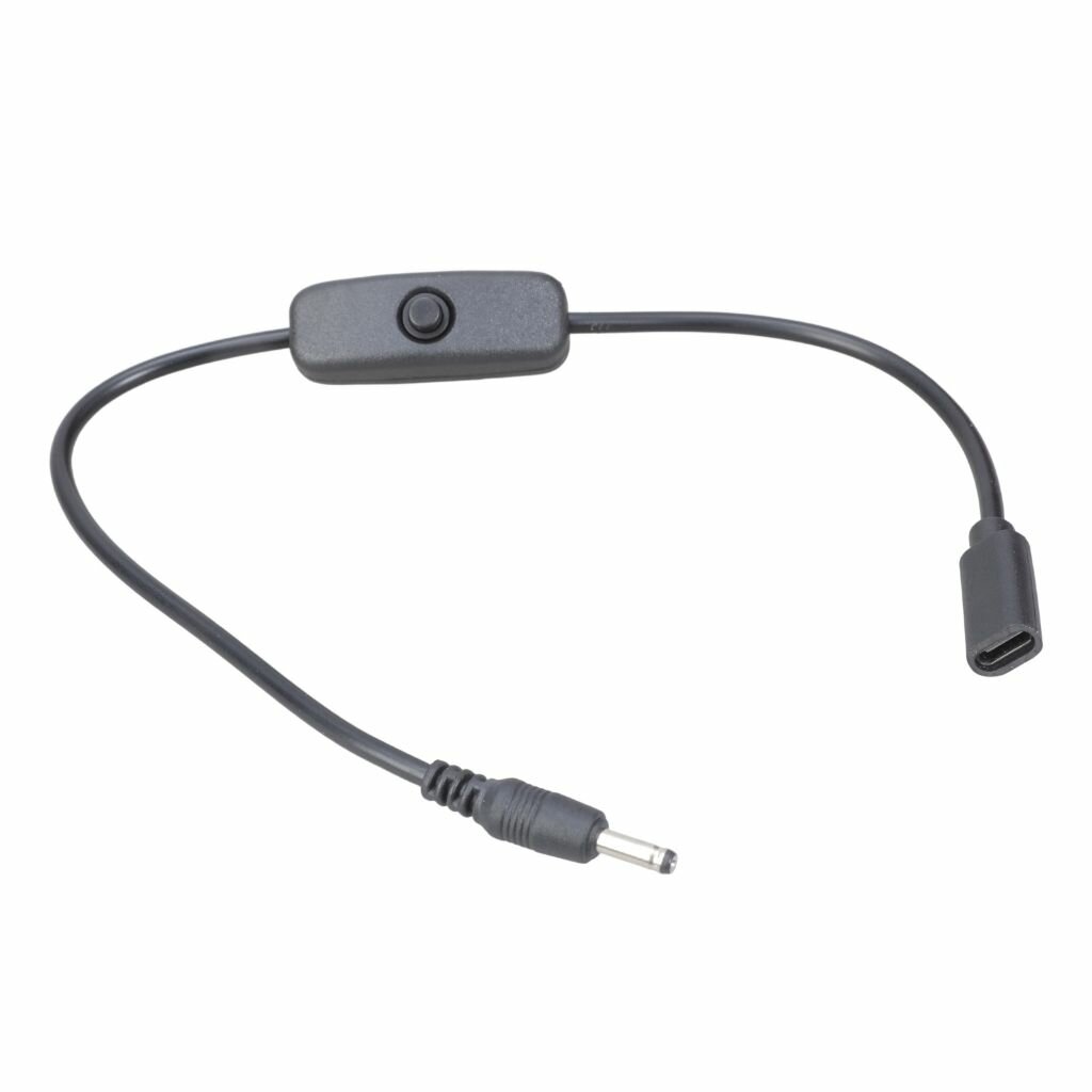 Адаптер питания usb, Кабель для зарядки от типа C до 3,5x1,35 мм с переключателем 5 В