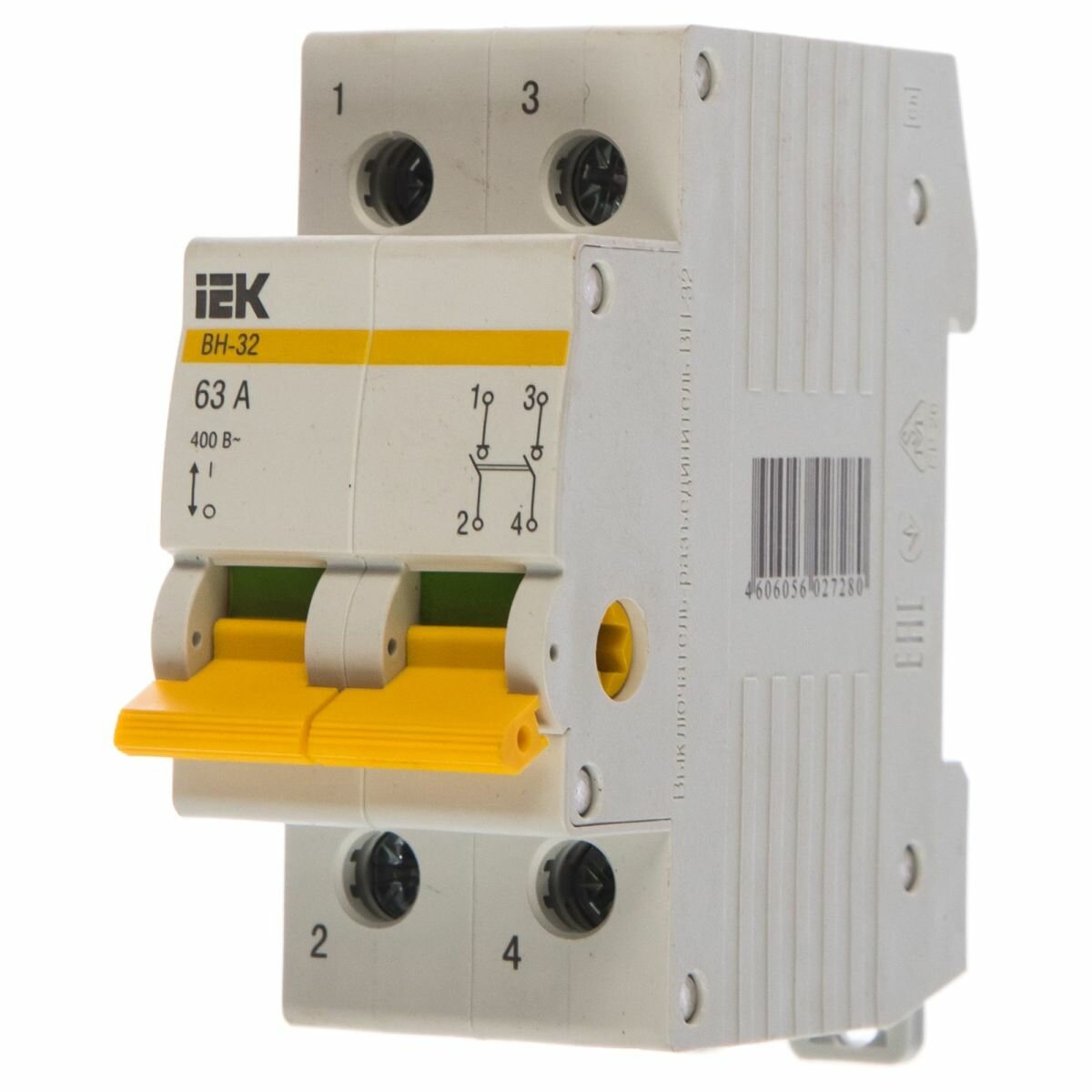 Автомат ВН-32 2Р 63А IEK