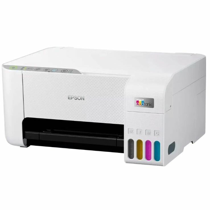 МФУ струйное Epson EcoTank L3276 (L3276) белый - цветной, A4, 5760x1440 dpi, ч/б - 33 стр/мин (A4), USB, Wi-Fi