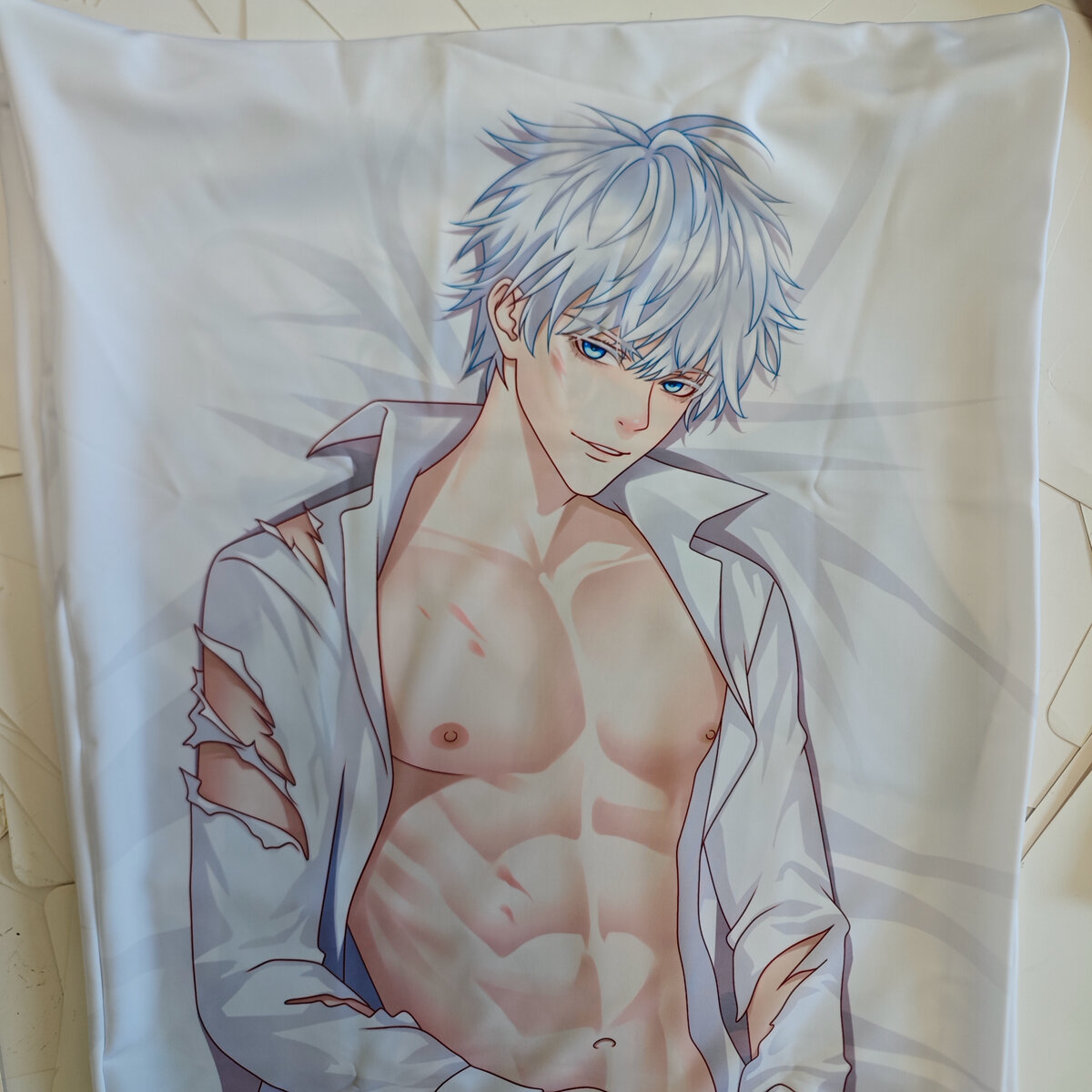 MISAKI1987 Jujutsu Kaisen Gojo Satoru Магическая битва Аниме подушка типа дакимакура 2way Tricot 150cm*50cm