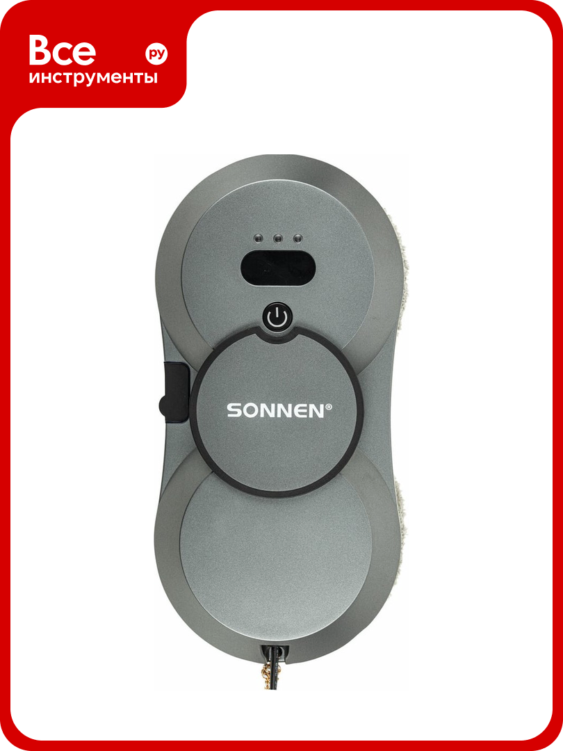 Робот-мойщик окон SONNEN Tech RWC-123 SPRAY, датчик от падения, 26 салфеток, пульт ДУ 456236