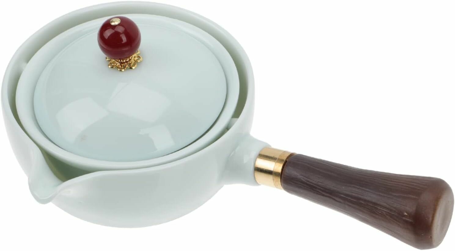 Китайский керамический чайник, вращающийся на 360 , с боковой ручкой и фильтром из нержавеющей стали, чайник для кунг-фу