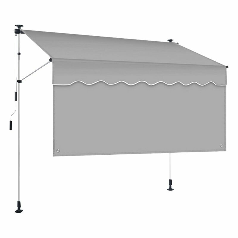 Ywy. горячиемаркиза навес выдвижная 150X120CM Складывание и выдвижение без пробивки