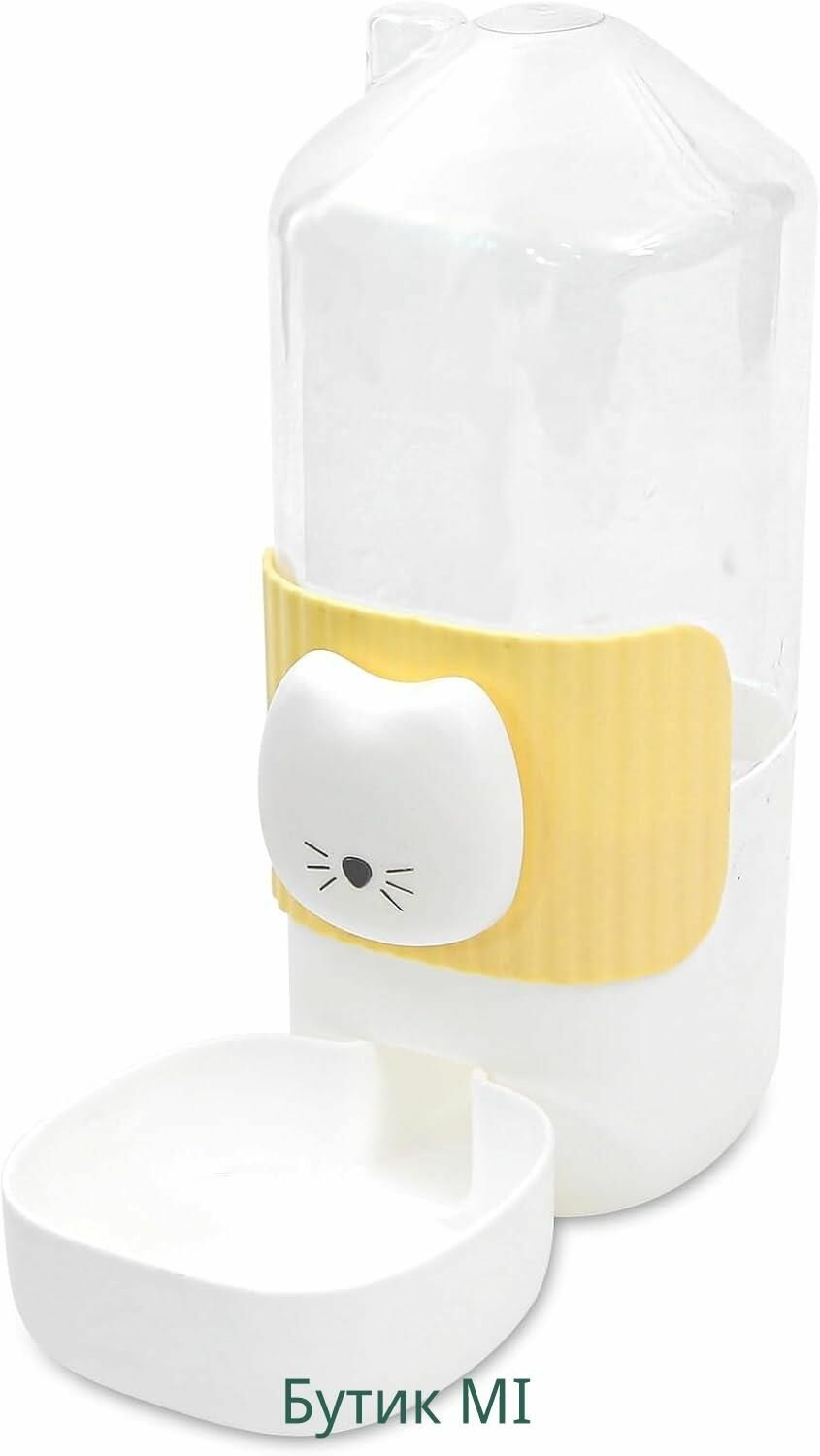 DINGXIAN Автоматическая Поилка для Кроликов 800мл: Навесная, Бесшумная, для Морских Свинок, Хорьков, Грызунов, Клеточное Крепление