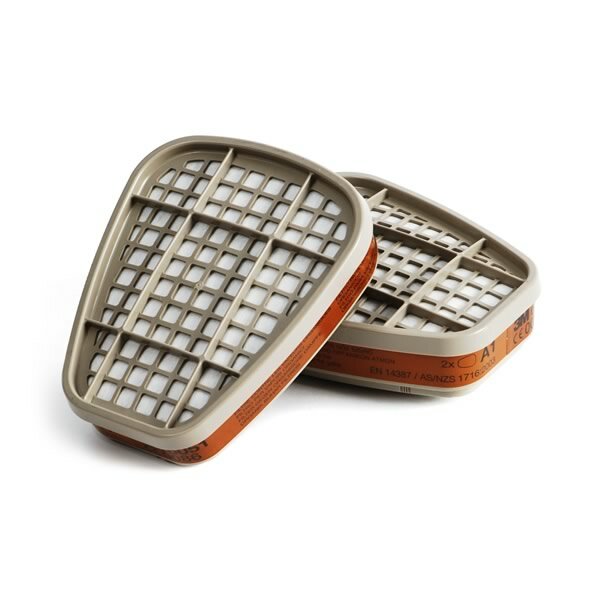 Сменные угольные фильтры на респиратор (пара 2 шт)