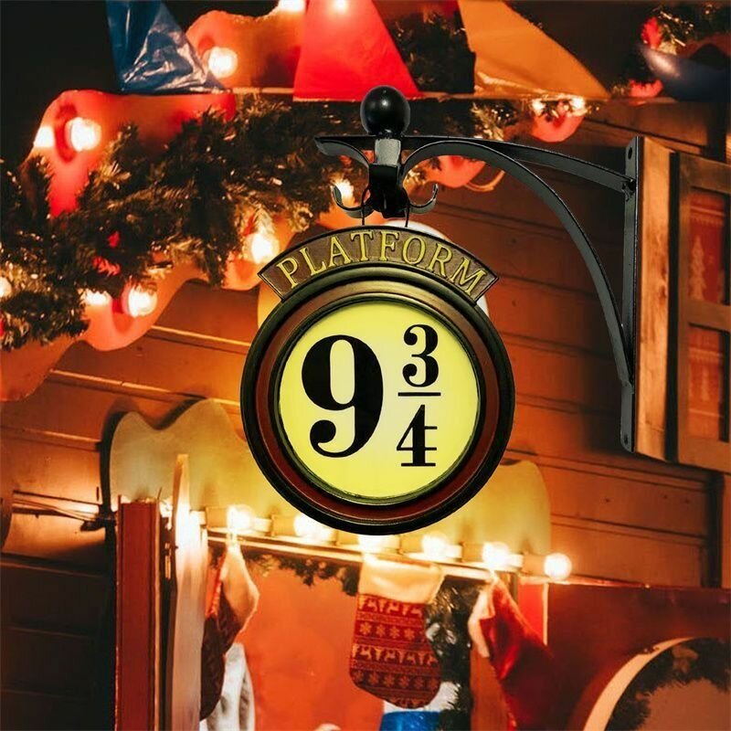 Настенный светильник Платформа 9 3/4" на батарейках/ Детский ночник / Гарри (ПоттерБез батареек)