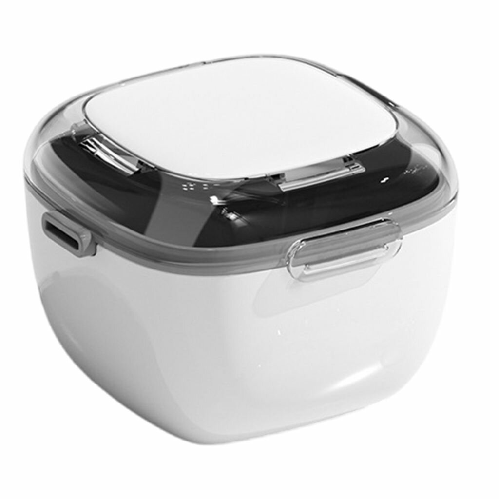 Портативный футляр для хранения зубных протезов, Белый