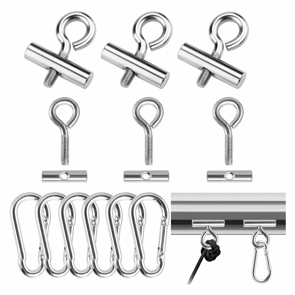 Фиксаторы рельсов для навесов Высокая нагрузочная способность Крючки для рельсов навесов для караванов