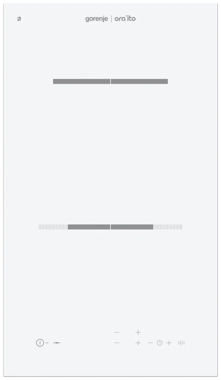 Электрическая варочная панель Gorenje ECT 322 ORAW (белый)
