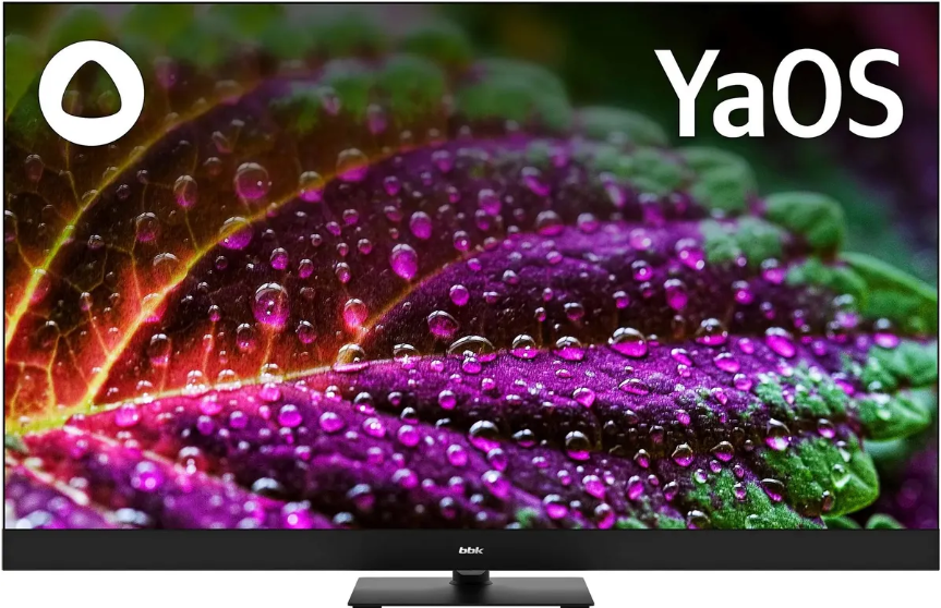 Телевизор QLED BBK 50LED-8259/UTS2C (B), Smart TV, черный