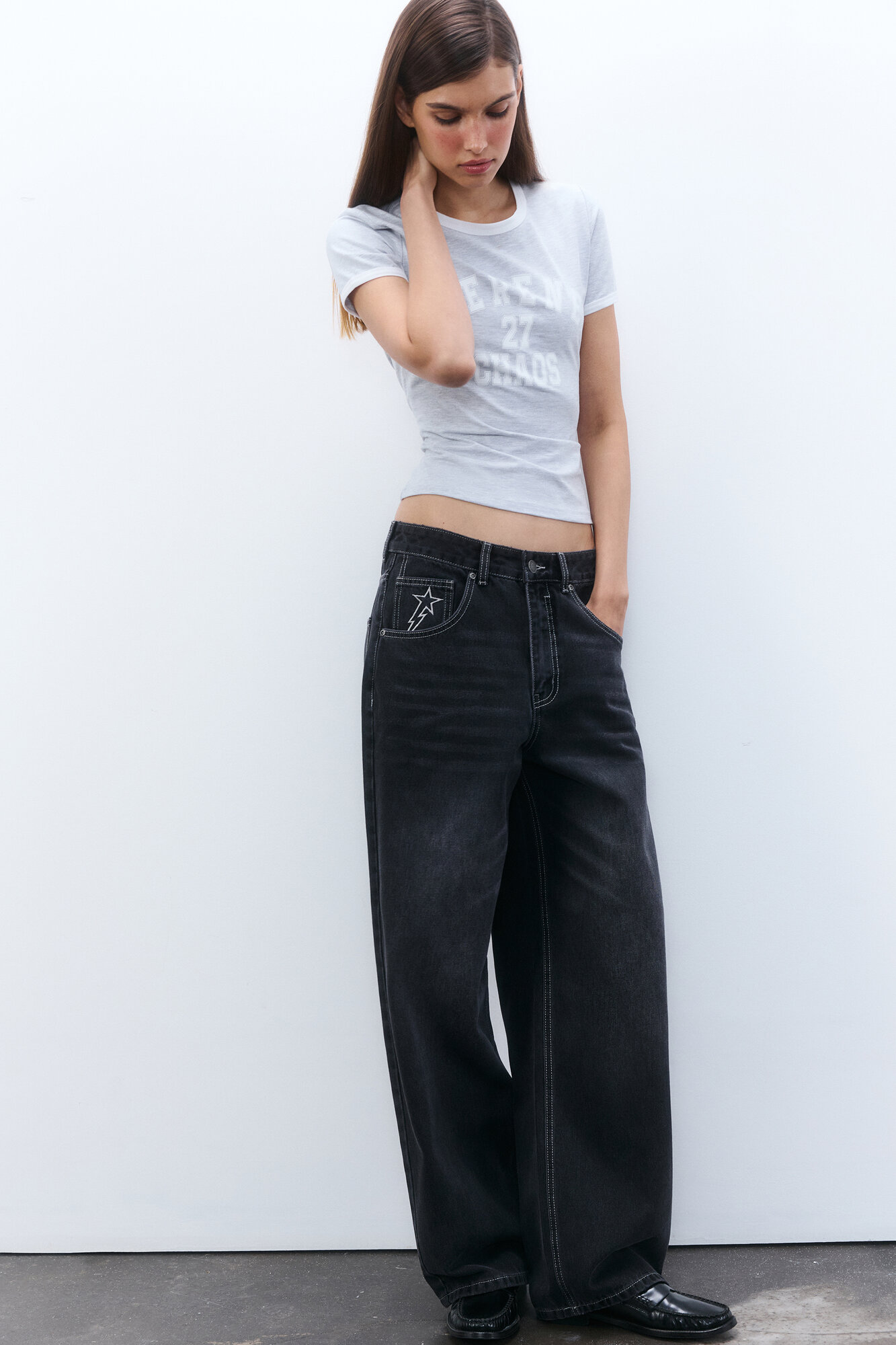 Джинсы багги Young Casual 