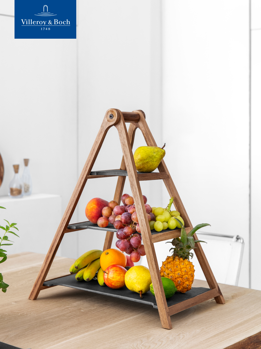 Этажерка 48 см, 3 яруса, Artesano Original, Villeroy & Boch, Дерево акации