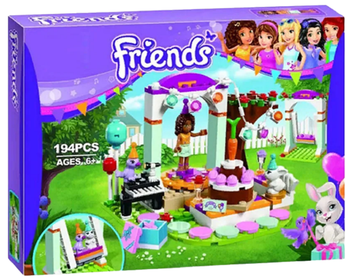 Конструктор Friends 10492 День рождения, 194 дет.