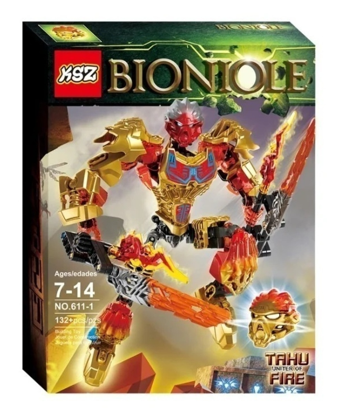 Конструктор, BIONIOLE, Таху - Объединитель Огня, 611-1
