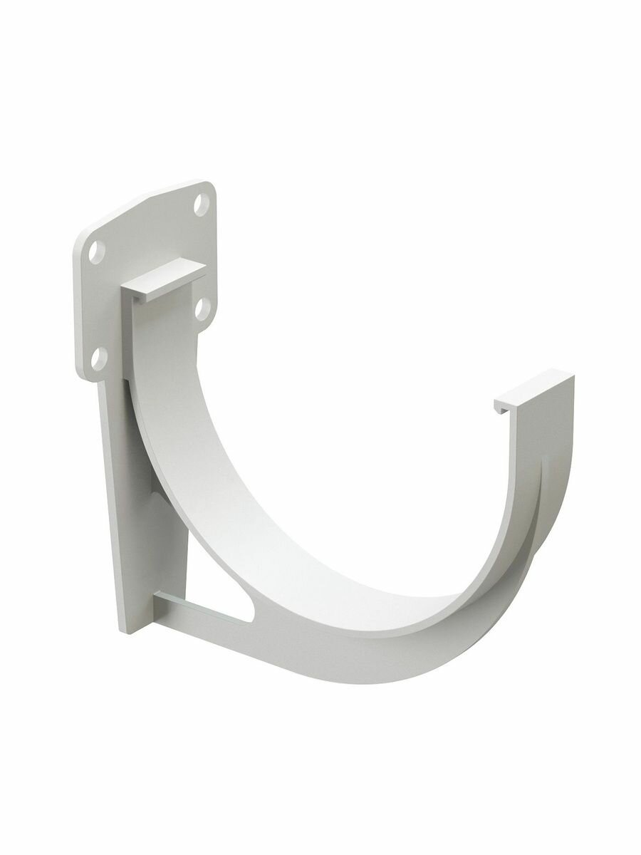 Кронштейн желоба Docke (Дёке) Premium, Пломбир (RAL 9003), 10шт