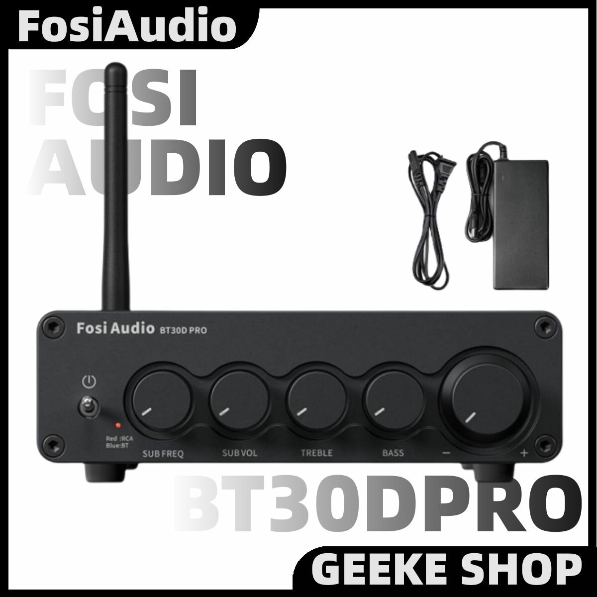 Fosi Audio BT30D PRO Усилитель стереофонического аудиоприемника
