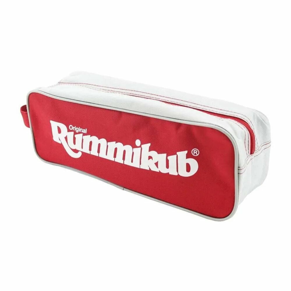 Настольная игра «Руммикуб», в пенале, компактная, для путешествий, красная