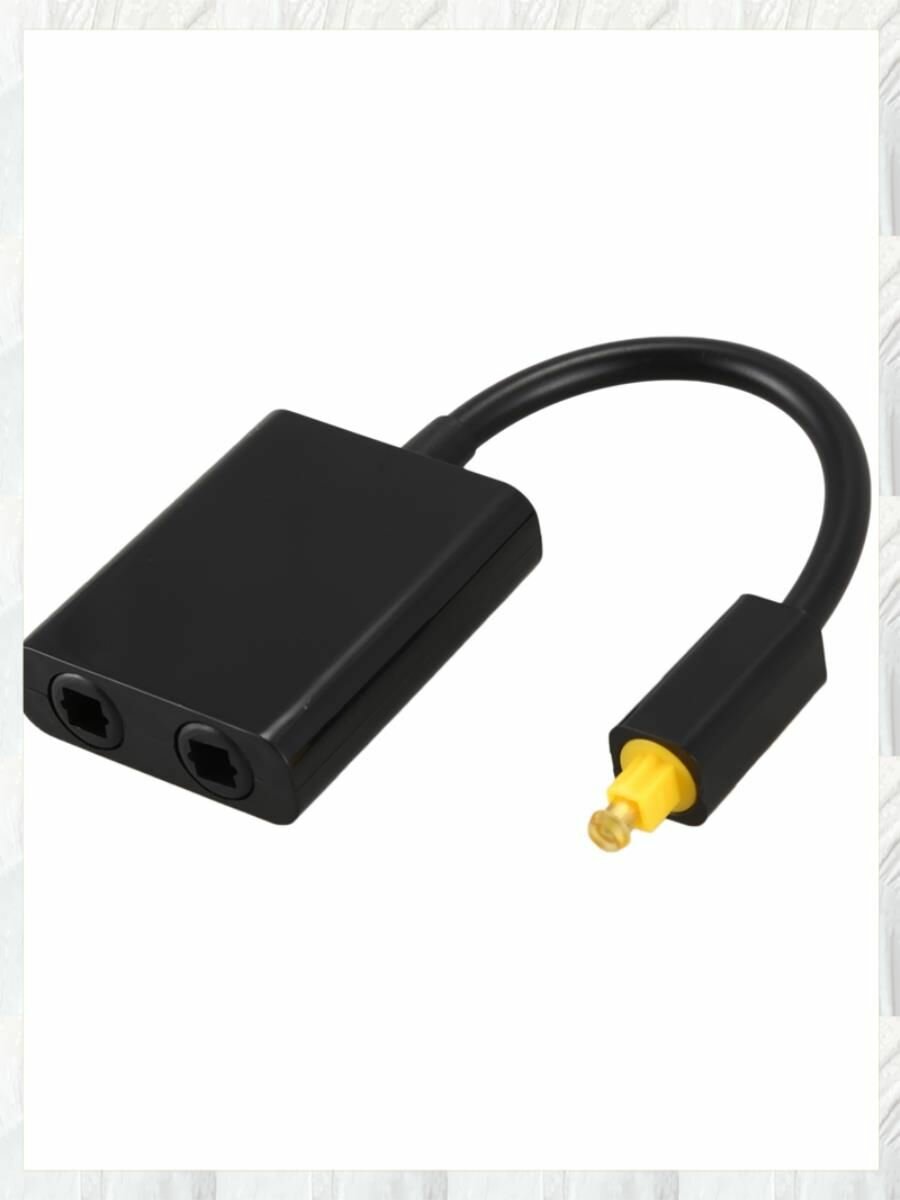 Цифровой оптический аудио разветвитель SPDIF 2-полосный адаптер разветвителя Toslink 1 вход 2 выхода концентратор оптического кабеля