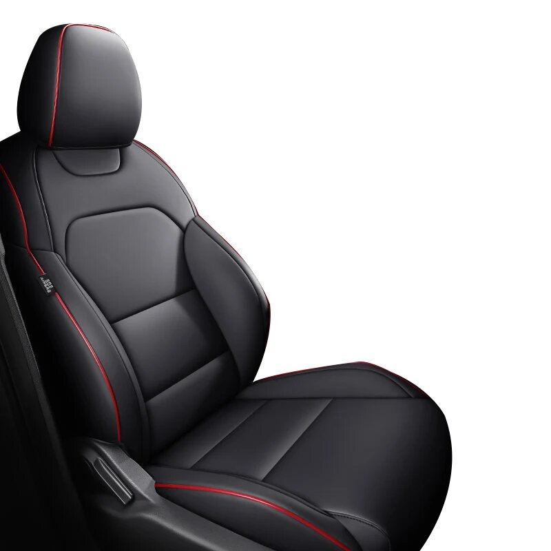 Чехлы на автомобильные сиденья для BMW E60 E46 Serie 1 E87 F30 E30 X1 F48 E84 F31 E92 E90 X5 F15 E53 X3 E83 F25 F11 F10 Автоаксессуары 1PC-Black Red