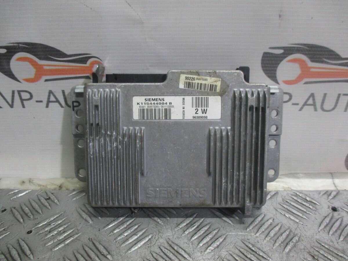 Блок управления двигателем Daewoo Matiz 0.8 96389098