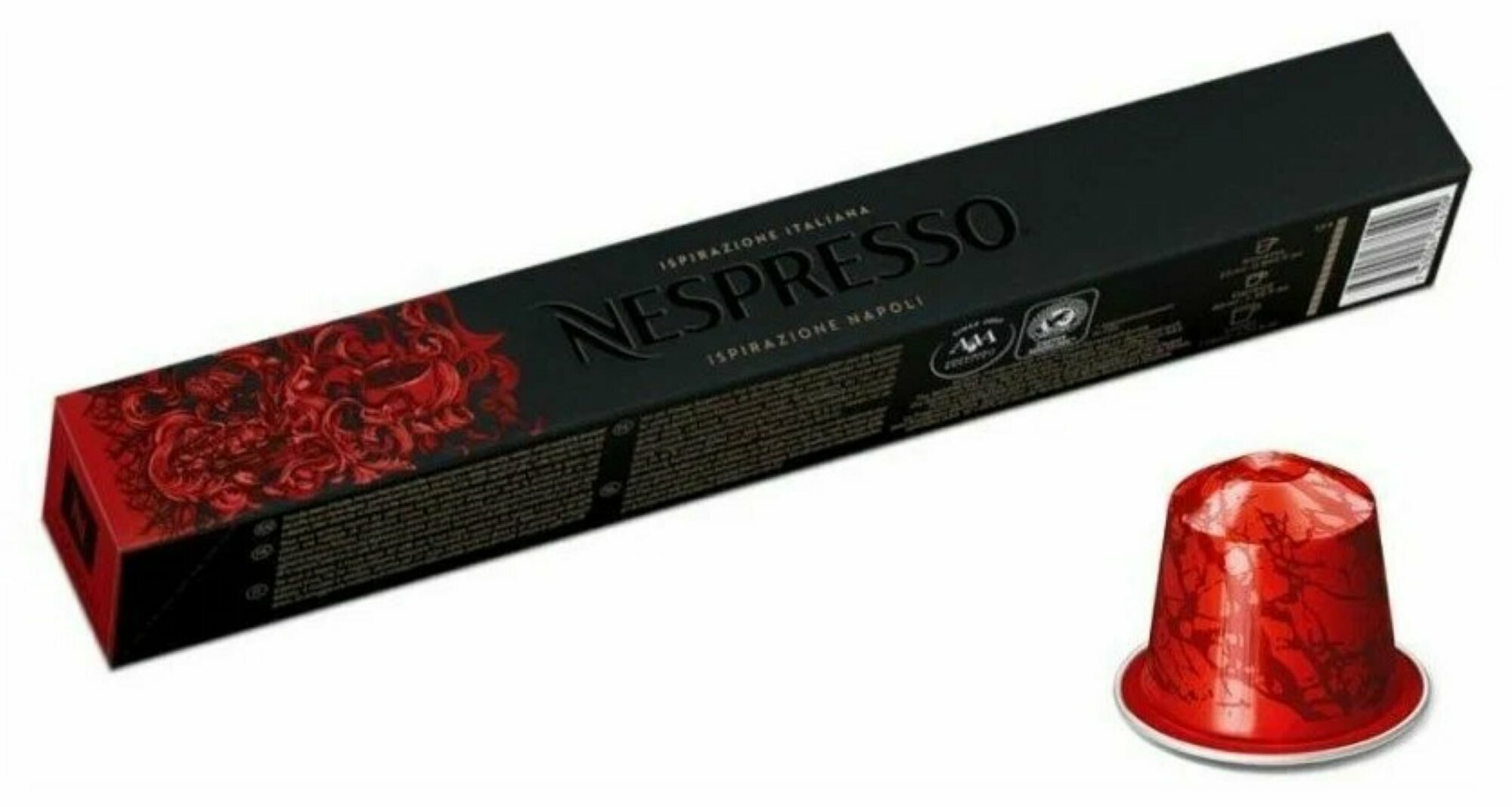 Набор кофе в капсулах Nespresso Ispirazione Napoli 20 капсул, 2 упаковки