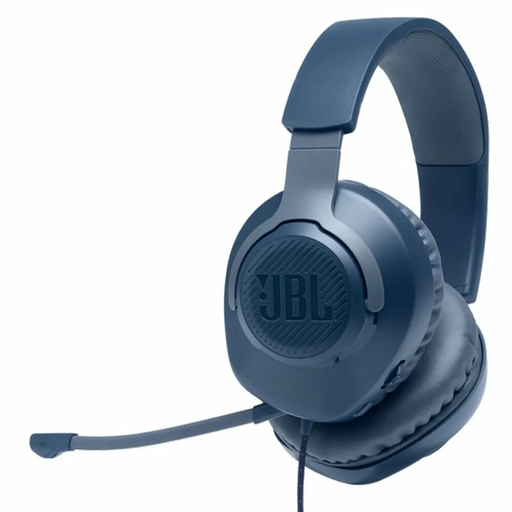 Игровые наушники JBL Quantum 100 голубой