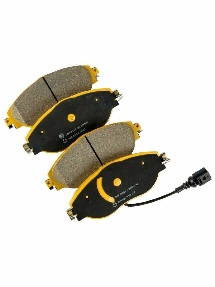 Колодки тормозные передние от WAYTEKO Арт. DBP-00098/ 5Q0698151K