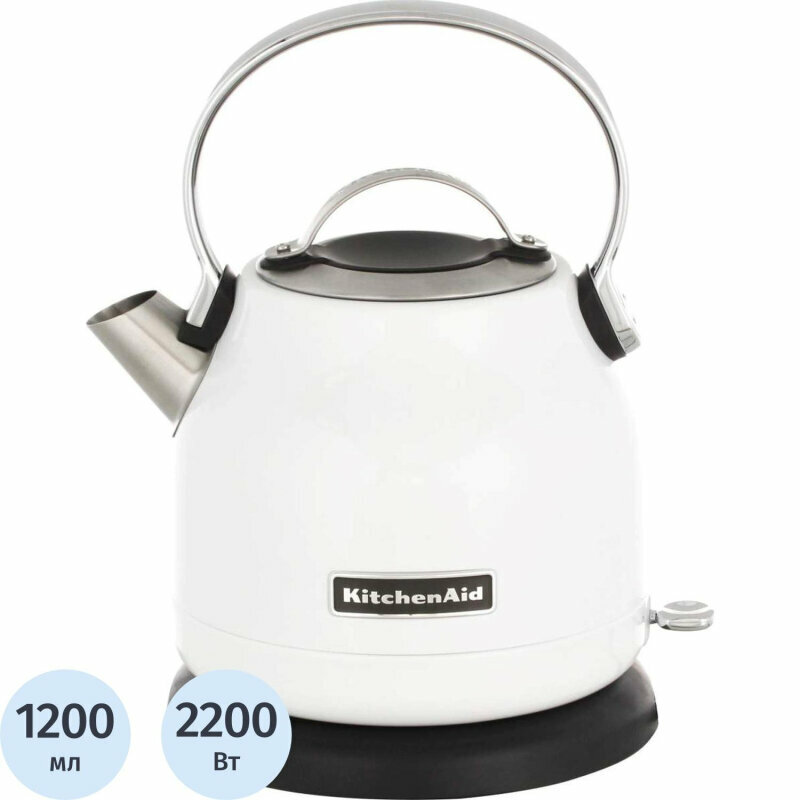 Чайник KitchenAid 5KEK1222EWH, 1.25 л, 2340031