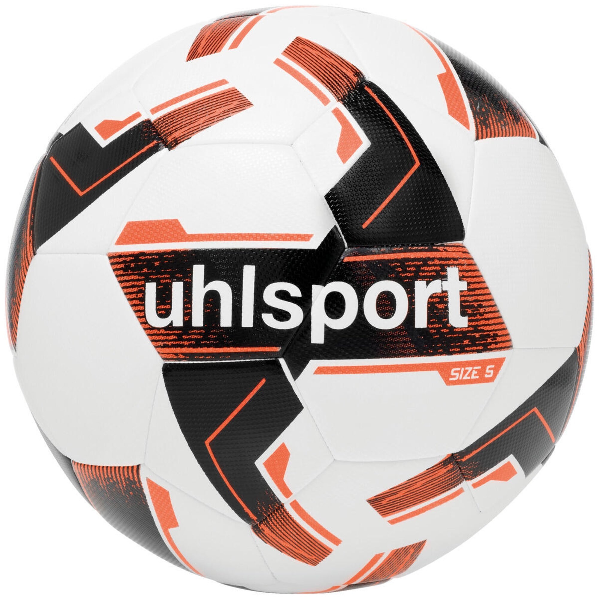 Decathlon Футбольный мяч Uhlsport Resist Synergy, размер 4, оранжевый/черный/белый