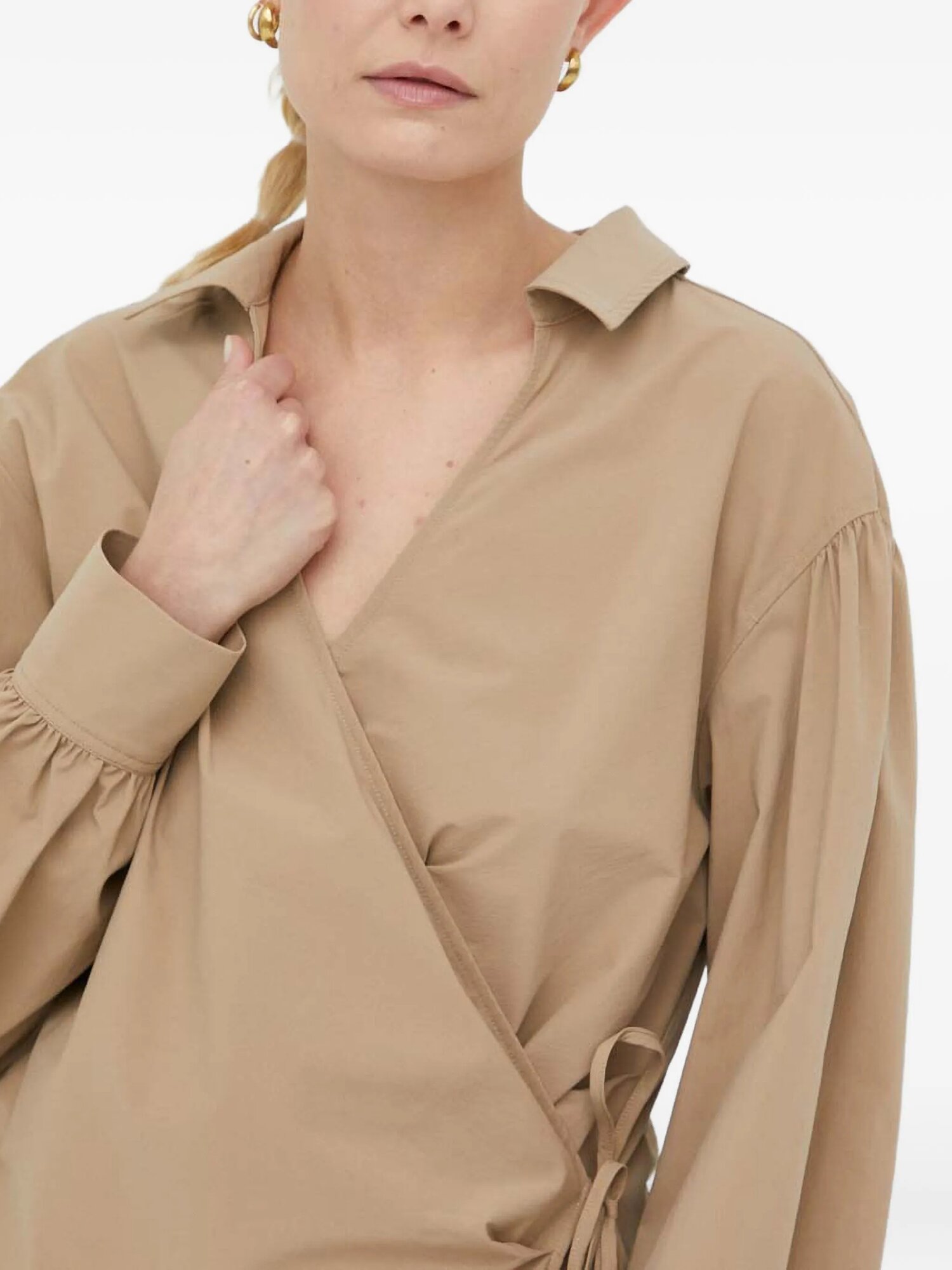 Топ Day Birger Et Mikkelsen Tie-detail top, размер 40 — фото 1
